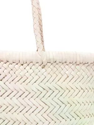 Dragon Diffusion Mini Flat Gora Woven Tote Bag - Neutrals