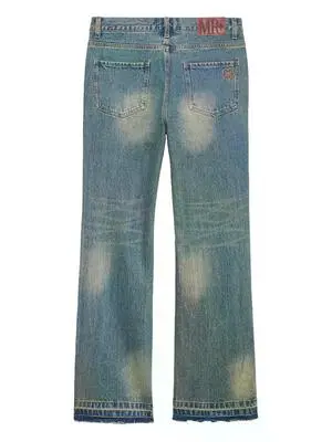 MIDNIGHT RODEO Distressed Straight Leg Jeans