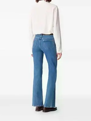Vanessa Bruno Dompay Patch-pocket Flared Jeans