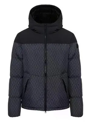 COLMAR Patterned Hooded Jacket - Grey