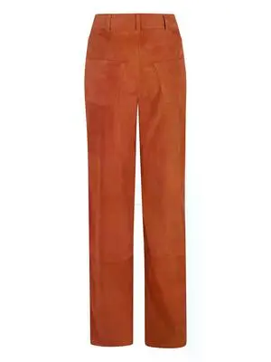 Alberta Ferretti High-waisted Straight Leg Trousers
