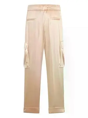 Peserico Satin Cargo Pants