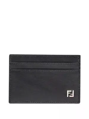 Fendi Squared Ff Leather Wallet - Black