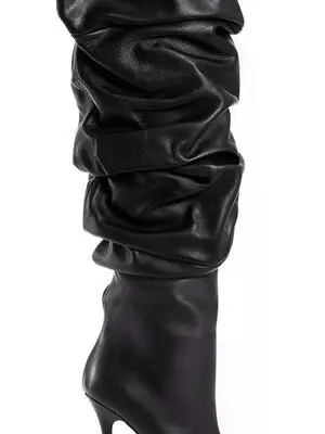 Amina Muaddi Pointed-toe Stiletto Boots