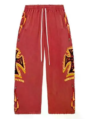 VALE FOREVER La Flare Drawstring Track Pants