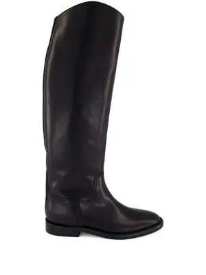 Paris Texas Idaho Leather Boots - Black