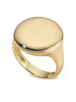 Devon Woodhill Halo Signet Ring - Gold