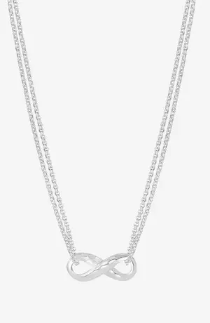 DOWER & HALL Entwined Infinity Pendant - Sterling Silver