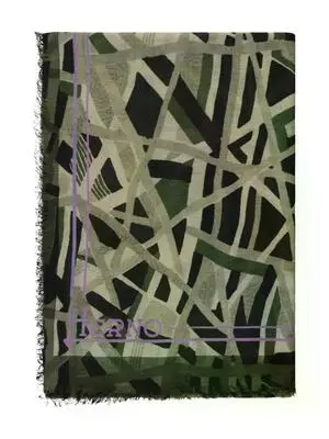 Herno Geometric-print Scarf