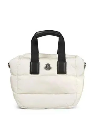 Moncler Mini Padded Tote Bag With Logo Patch