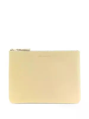 Comme Des Garçons Logo-detail Leather Wallet - Neutrals