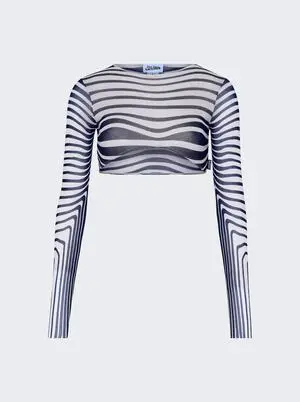 Jean Paul Gaultier Cropped Performance Tops For Women