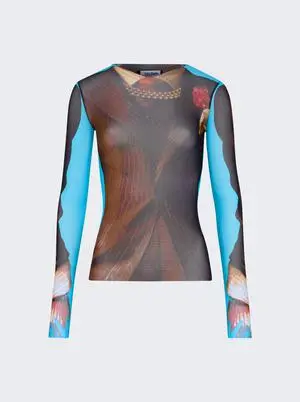Jean Paul Gaultier Mesh Performance Tops For Women