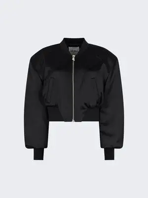 Attico Satin Bomber Jacket