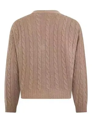 Peserico Cable-knit Button Cardigan