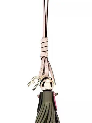 Furla Logo-shaped Leather Charm