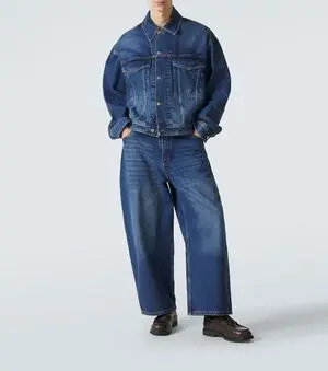 Studio Nicholson Paolo Barrel-leg Jeans - Blue