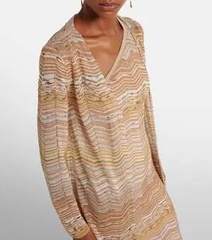 Missoni Zigzag Lamé Cardigan - Multicoloured