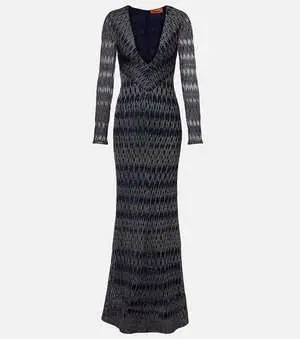 Missoni Zip Up Evening Dresses