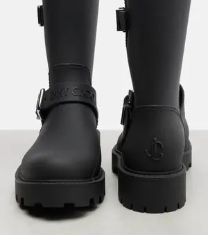 JIMMY CHOO Biker Ankle Boots
