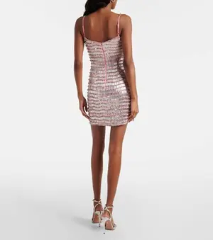 Rachel Gilbert Zeph Embellished Minidress