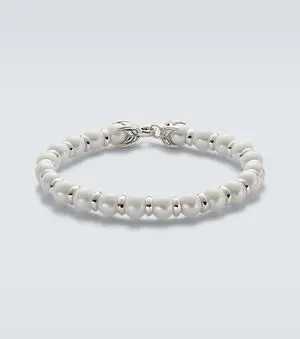 David Yurman Pearl And Sterling Bracelet