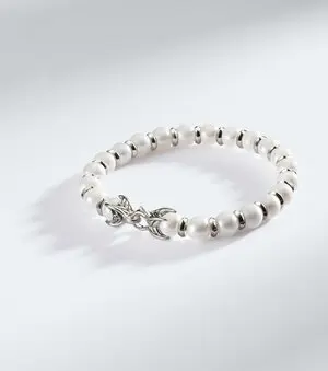 David Yurman Pearl And Sterling Bracelet