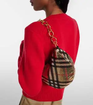 Burberry Medium Check Shoulder Bag