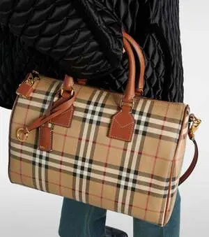 Burberry Medium Check Bowling Bag