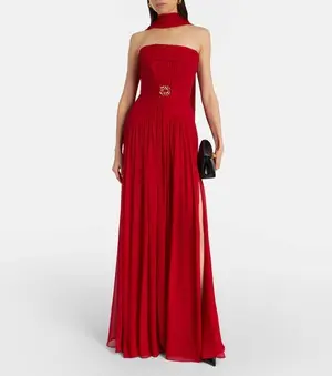 Elie Saab Silk Bustier Gown