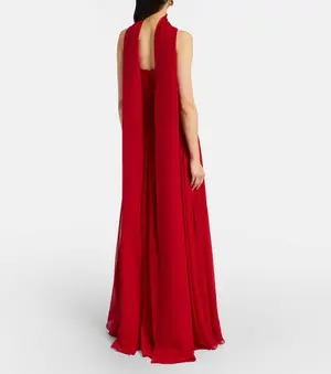 Elie Saab Silk Bustier Gown