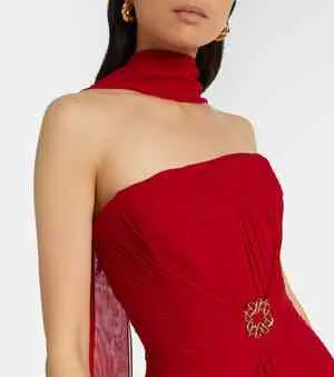 Elie Saab Silk Bustier Gown