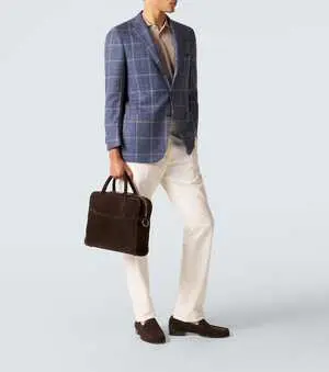 METIER Métier Closer Slim Briefcase - Brown