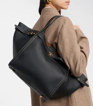 TOD'S T Timeless Leather Shoulder Bag