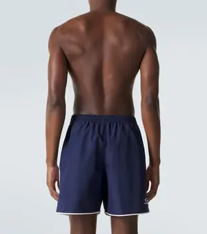 Balenciaga Logo Swim Trunks