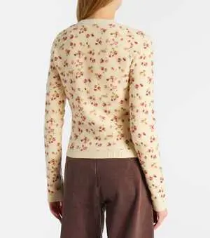 Magda Butrym Wool, Silk, And Cashmere Cardigan