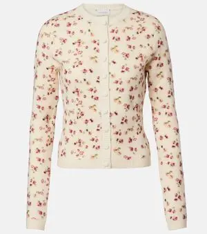 Magda Butrym Wool, Silk, And Cashmere Cardigan - Multicoloured