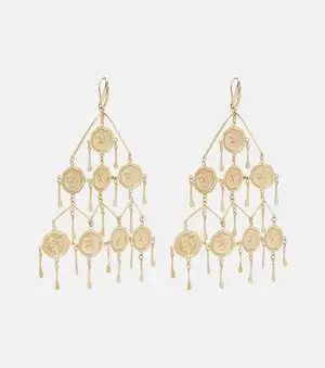 ALEMAIS Alémais Le Jardin Drop Earrings - Gold