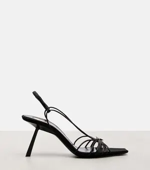 Saint Laurent Jerry Leather Slingback Sandals