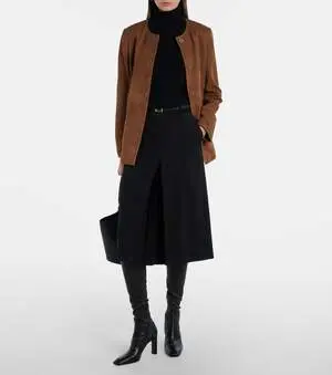 Nour Hammour Maud Suede Jacket