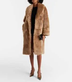 Nour Hammour Anaïs Shearling Coat