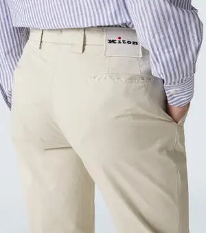 Kiton Cotton-blend Chinos - Beige