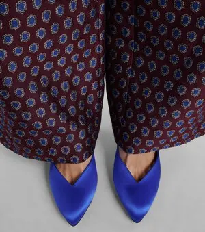 HERBERT LEVINE 95 Satin Pumps