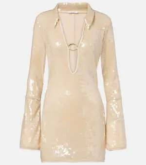 Oseree Marylin O Sequined Minidress