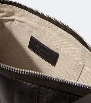 LEMAIRE Croissant Small Leather Shoulder Bag - Brown