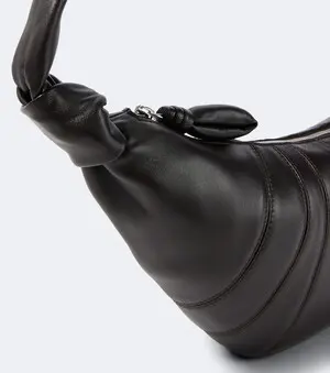 LEMAIRE Croissant Small Leather Shoulder Bag - Brown