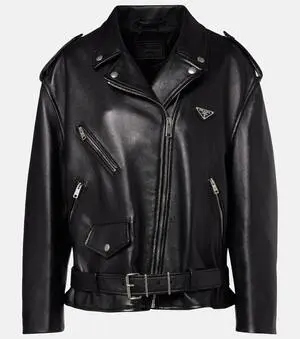 Prada Leather Biker Jacket