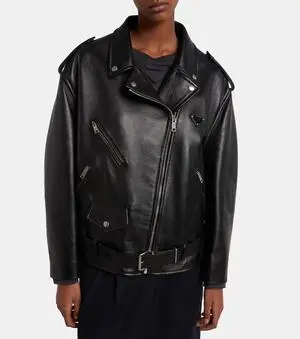Prada Leather Biker Jacket