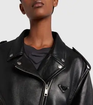 Prada Leather Biker Jacket