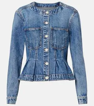 Veronica Beard Zahara Denim Jacket - Blue